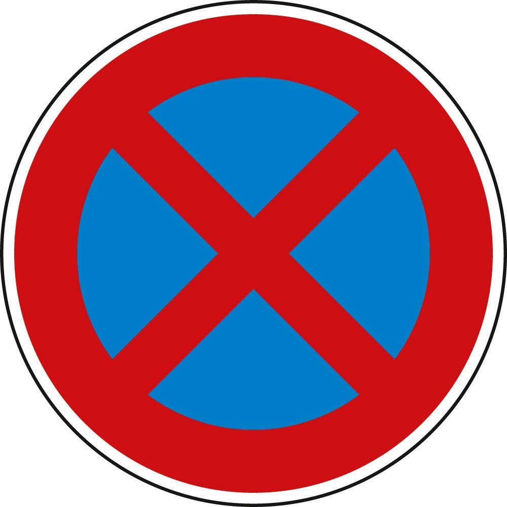 Absolutes Halteverbot Nr. 283 600mm, Alu 2mm Original Verkehrsschild ...